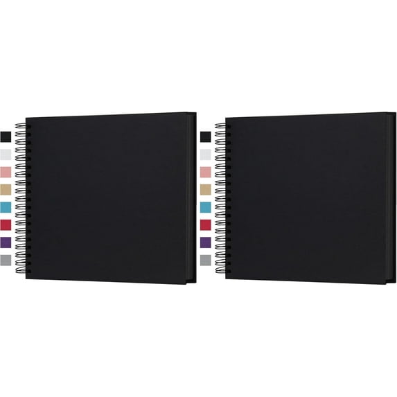 8 x 8 Inch DIY Scrapbook Album 40 Pages Hardcover Kraft Paper Scrap ...