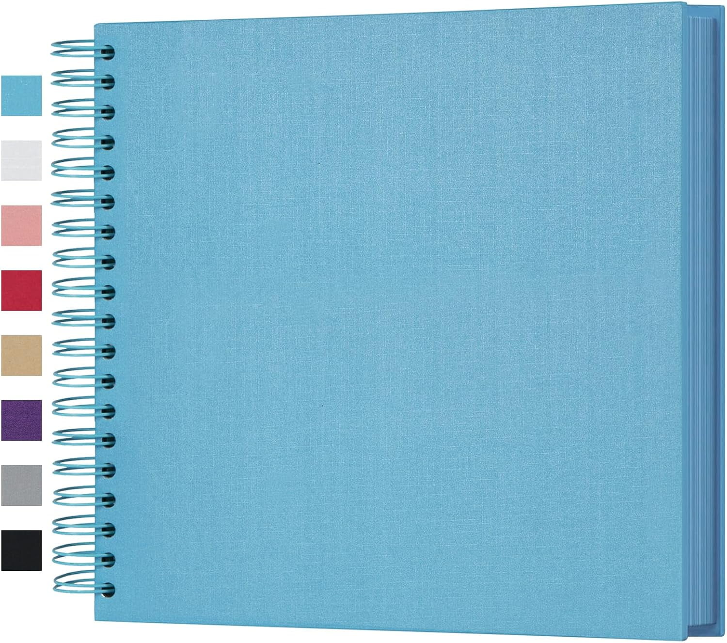 8 x 8 Inch DIY Scrapbook Album 40 Pages Hardcover Kraft Paper Scrap ...