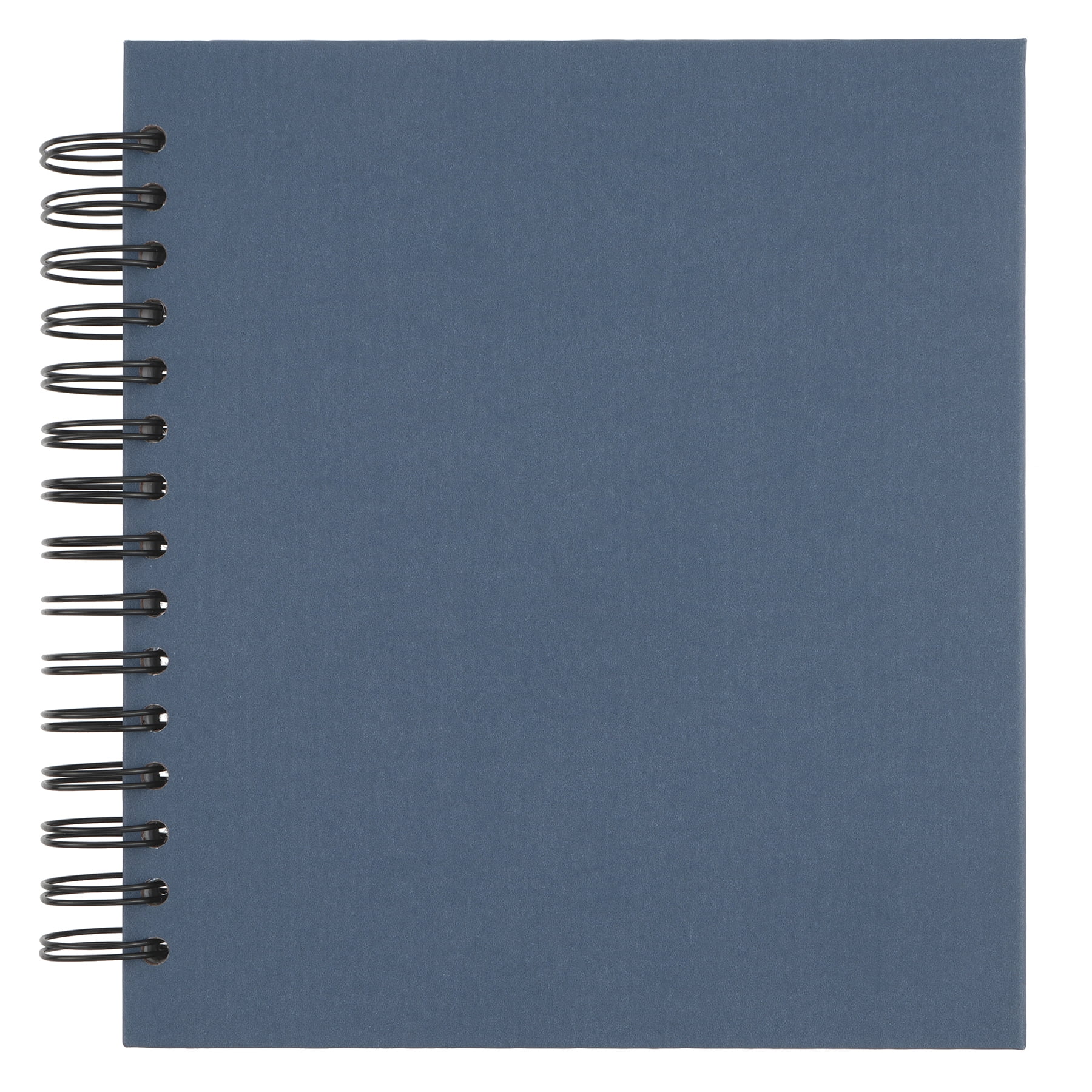 8" x 8" Navy Spiral Bound Scrapbook Album by Recollections - Durable ...