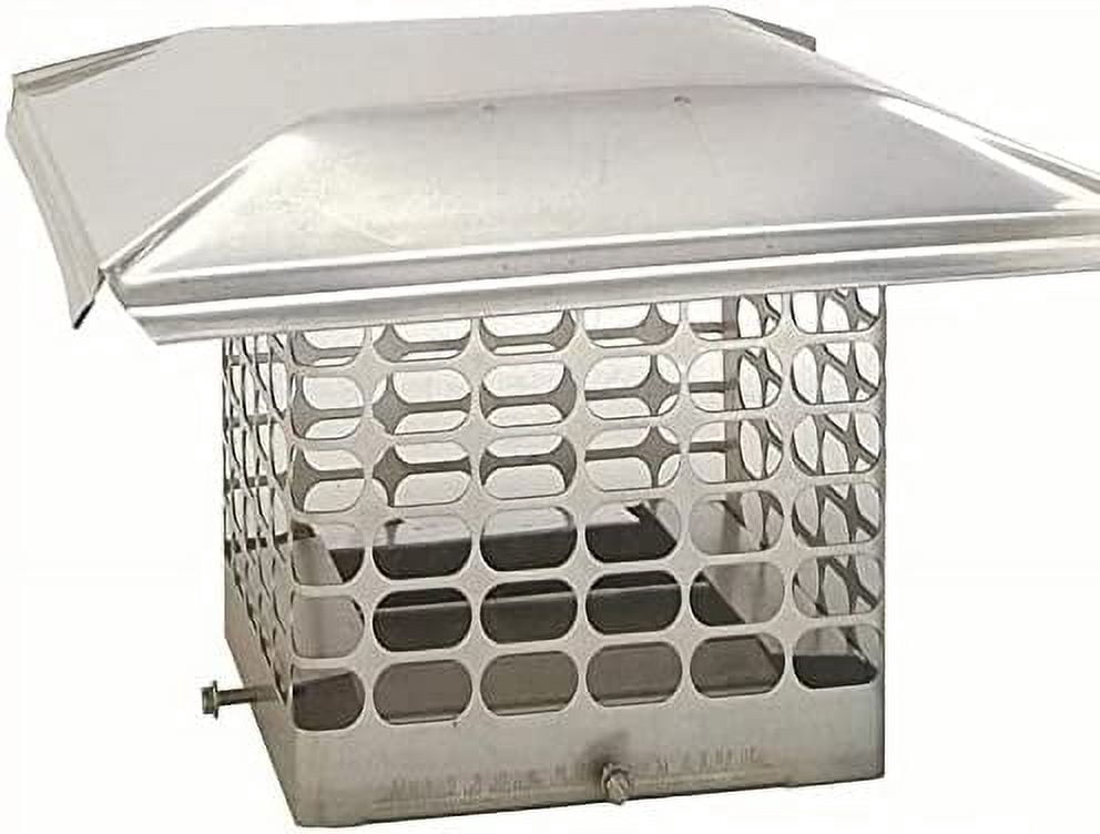 8 x 8 Single Flue Stainless Steel Chimney Cap - Walmart.com