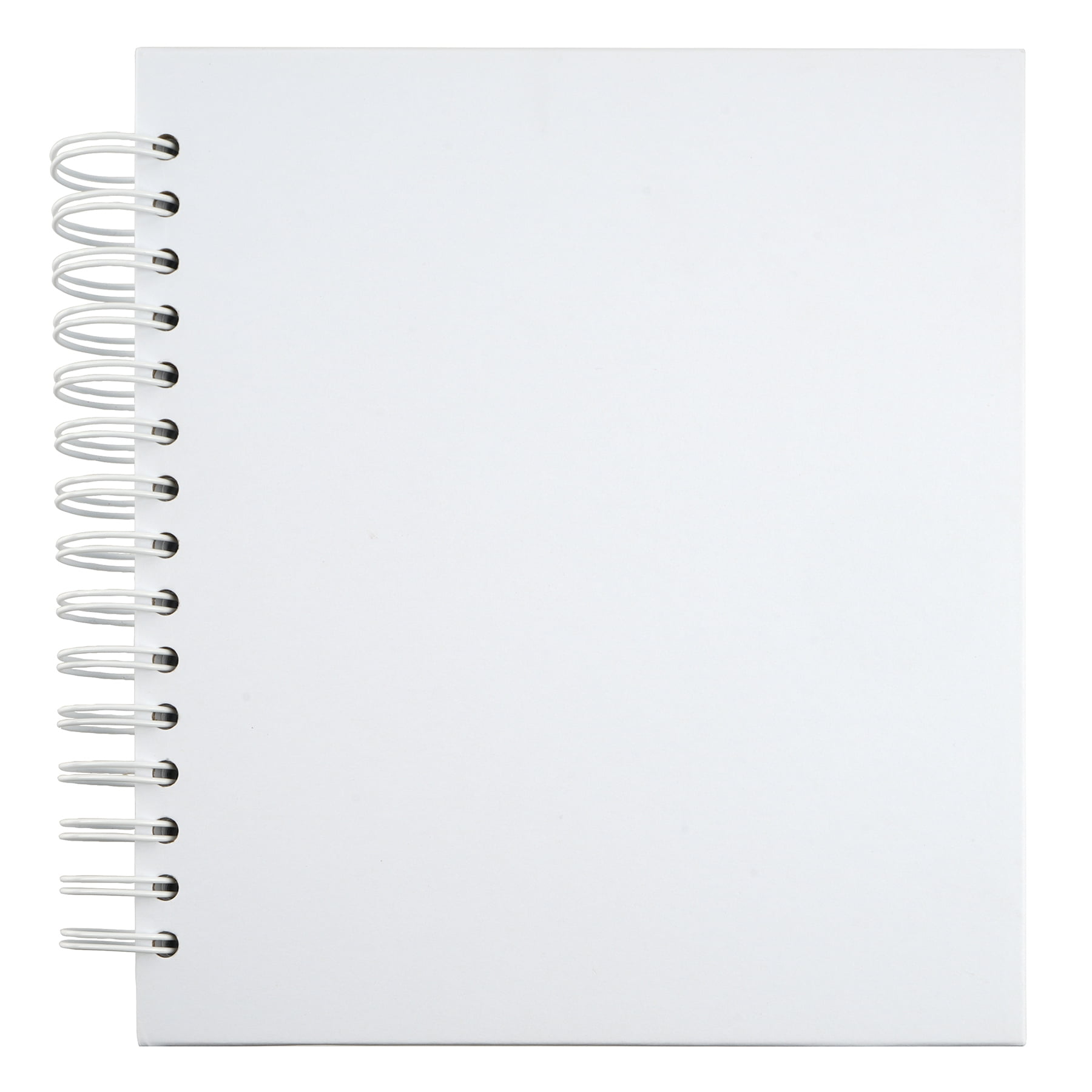 8" x 8" White Spiral Bound Scrapbook Album by Recollections - Durable ...