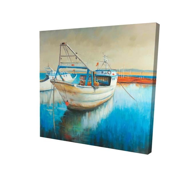 8 x 8 in. Fishing Boat-Print on Canvas - Walmart.com
