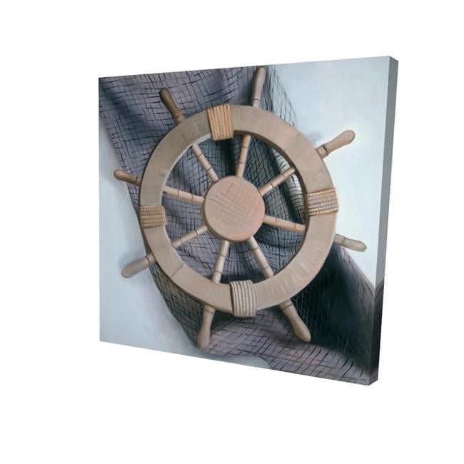 8 x 8 in. Helm on A Fishing Net-Print on Canvas - Walmart.com