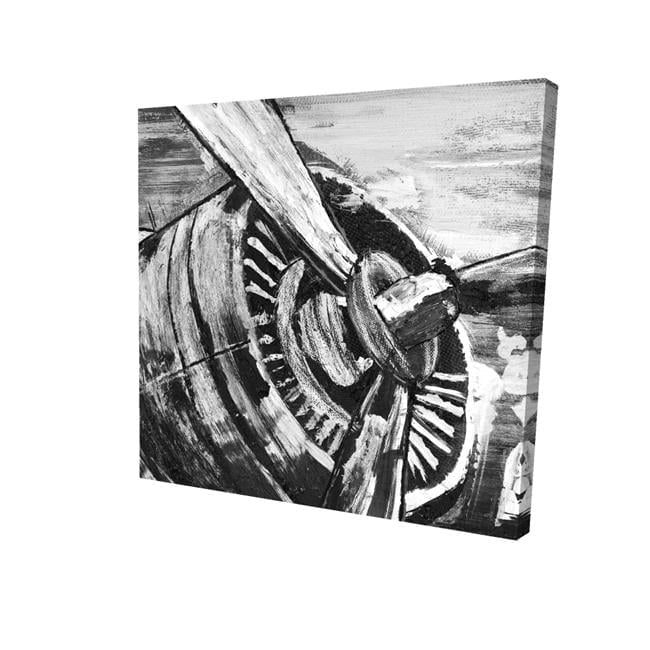 8 x 8 in. Vintage Airplane Propeller-Print on Canvas - Walmart.com