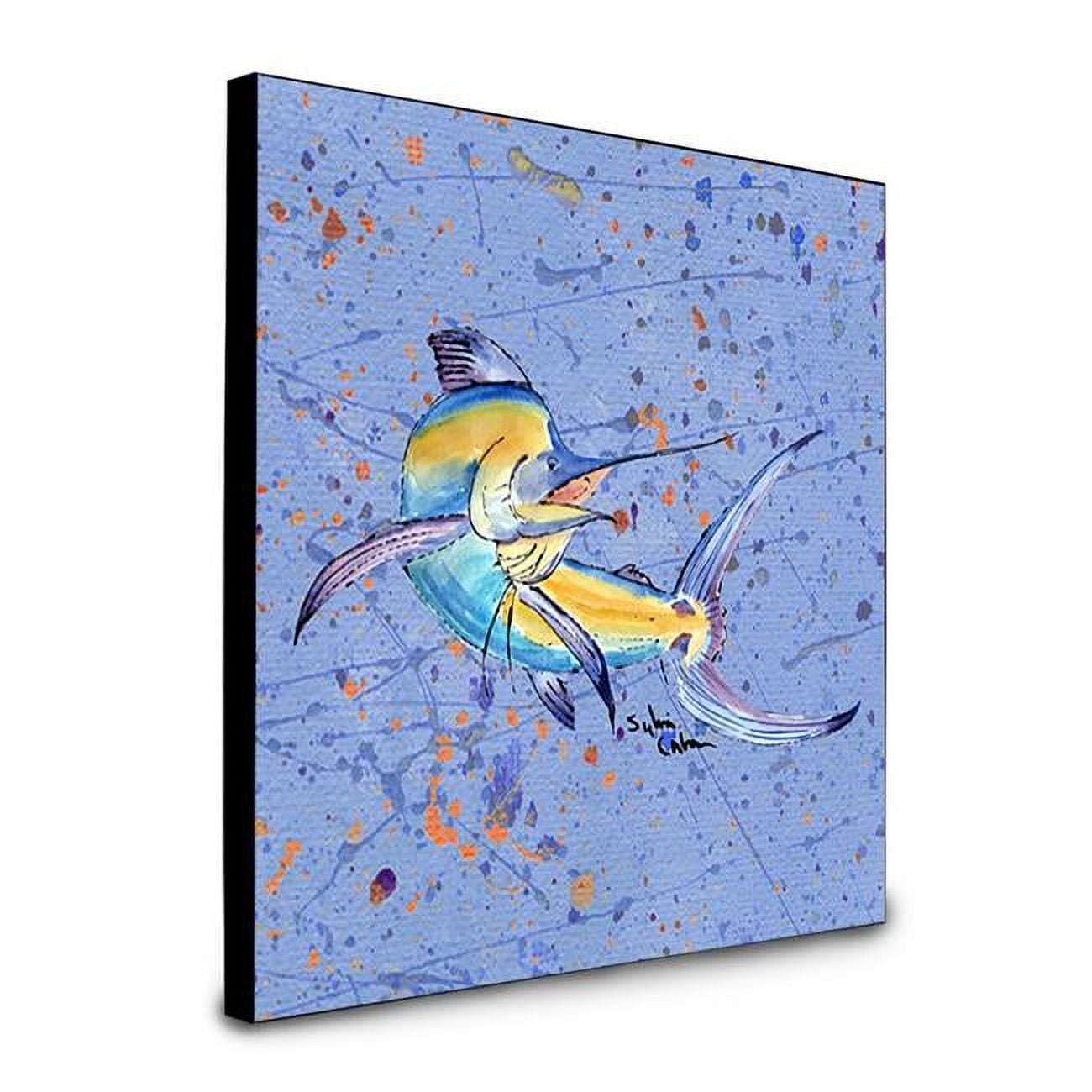 8 x 8 x 0.625 in. Blue Marlin Artwork Panel Wall Decor - Walmart.com