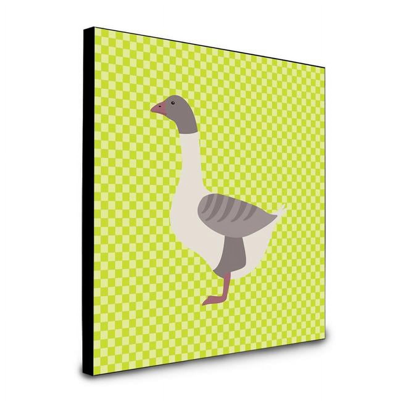 8 x 8 x 0.625 in. Buff Grey Back Goose Green Artwork Panel Wall Decor ...