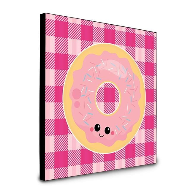 8 x 8 x 0.625 in. Donut Face Artwork Panel Wall Decor - Walmart.com