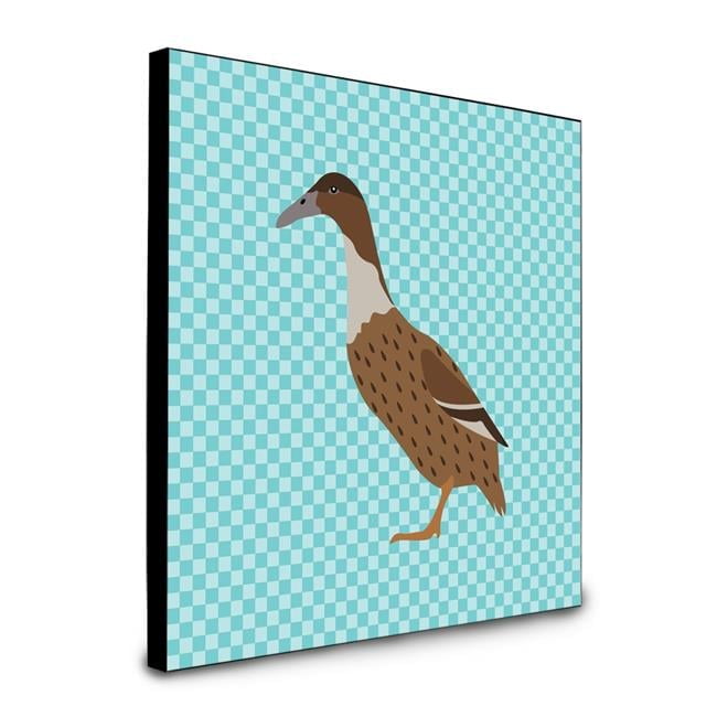 8 x 8 x 0.625 in. Dutch Hook Bill Duck Blue Check Artwork Panel Wall ...