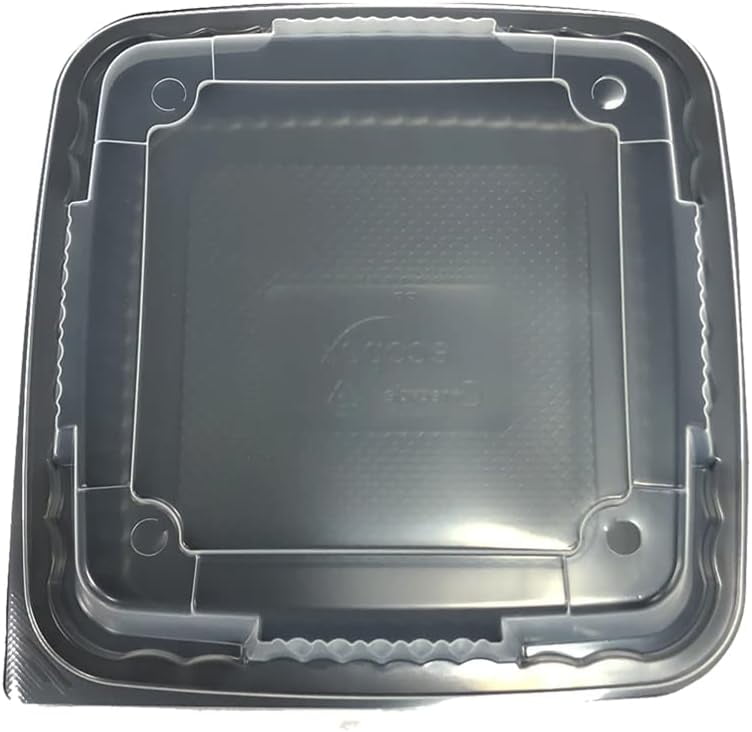 8" x 8" x 3", 1 Compartment Tray with Translucent Vented Lid. Combo ...