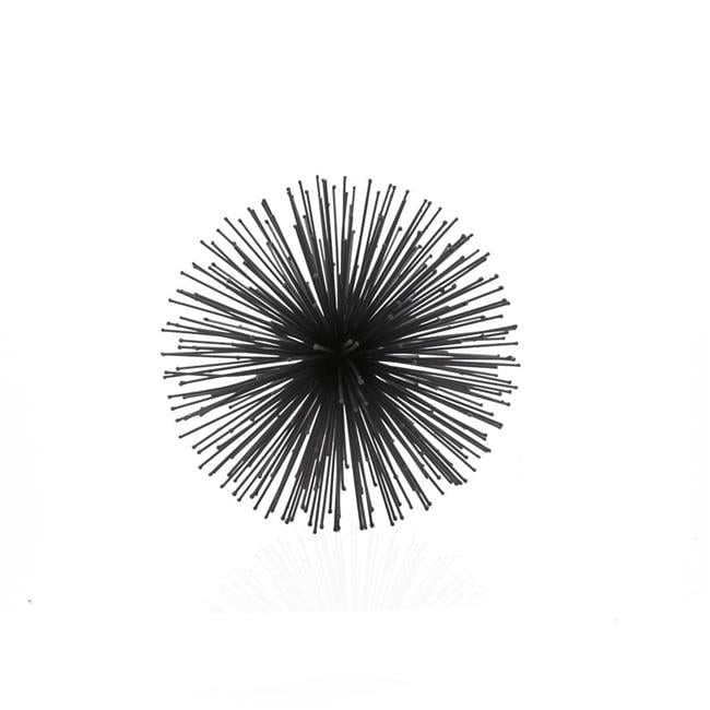 8 x 8 x 8 in. Black Metal Spiky Sphere - Walmart.com