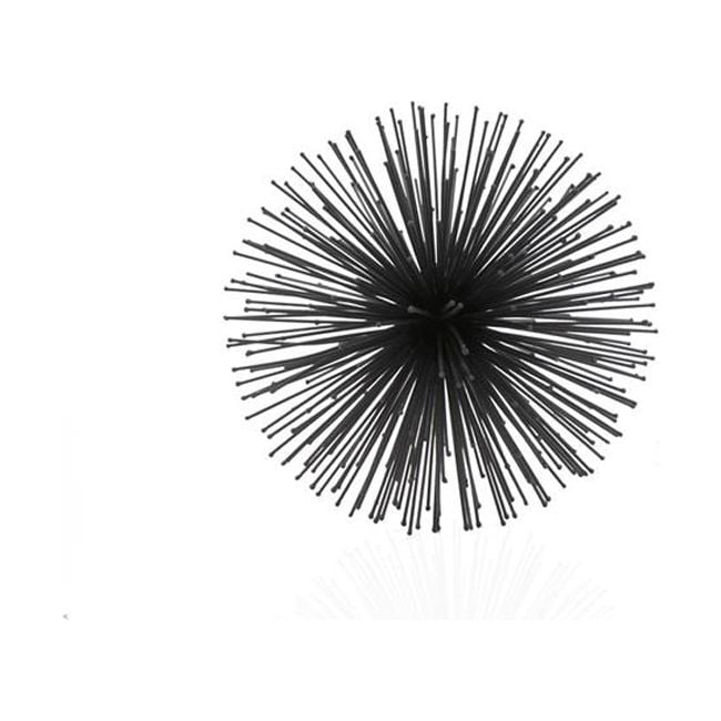 8 x 8 x 8 in. Black Metal Spiky Sphere - Walmart.com