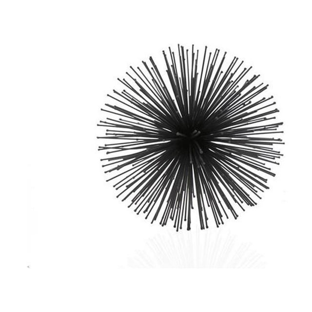 8 x 8 x 8 in. Black Metal Spiky Sphere - Walmart.com