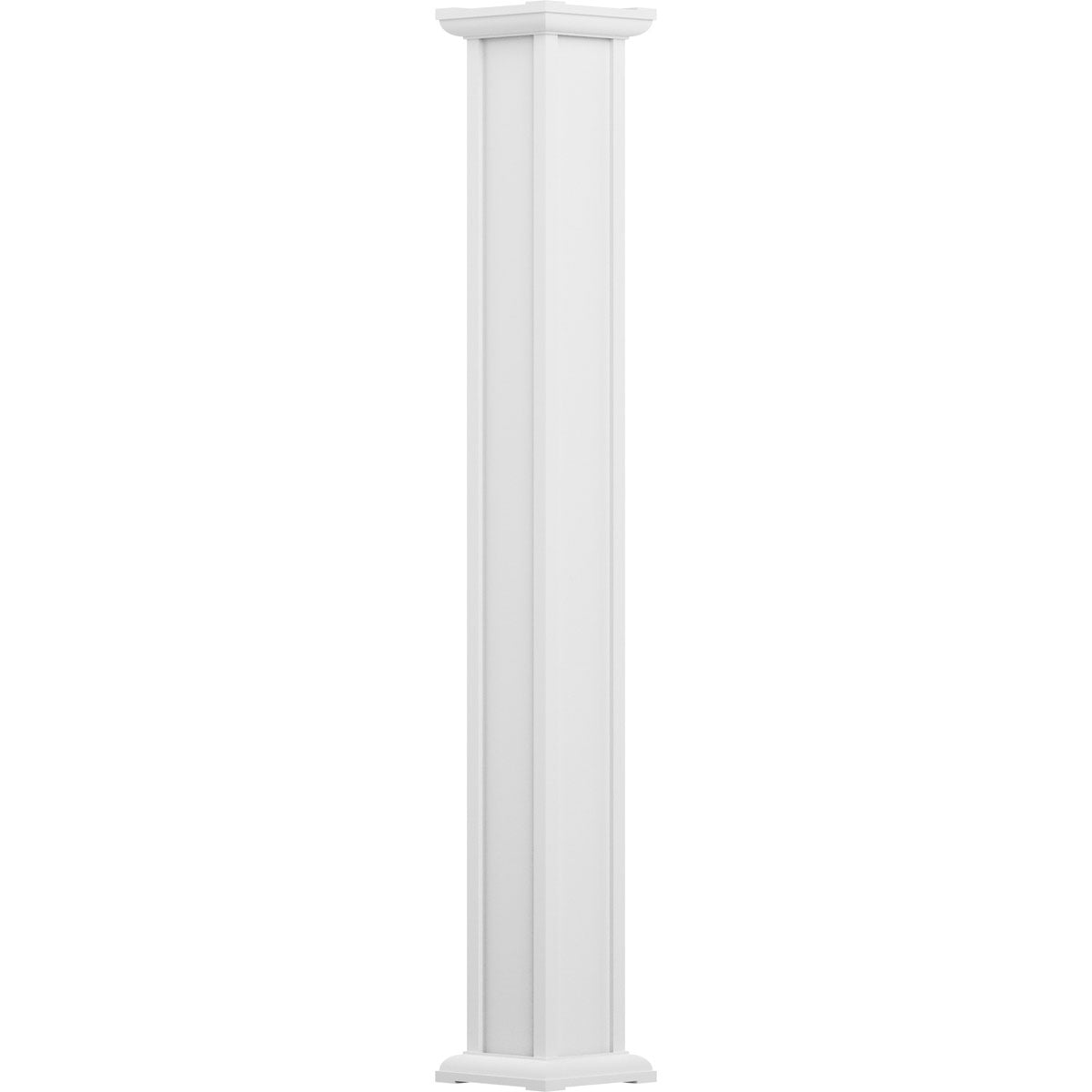 8" x 9' Endura-Aluminum Acadian Style Column, Square Shaft (Load ...