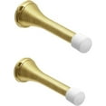 8 x Brass Spring Door Stops Including Fixings & Screws - Walmart.com