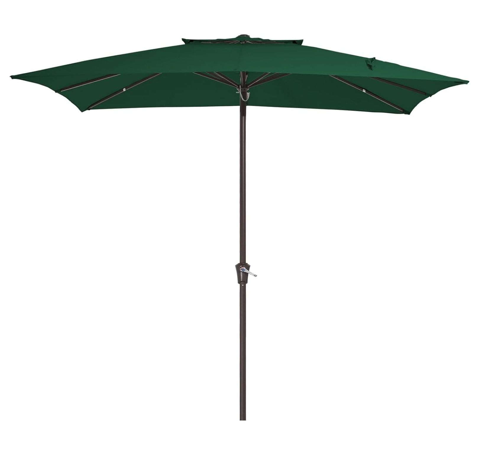 8'x10' 2-Tiers Rectangular Patio Umbrellas Outdoor Large Market ...