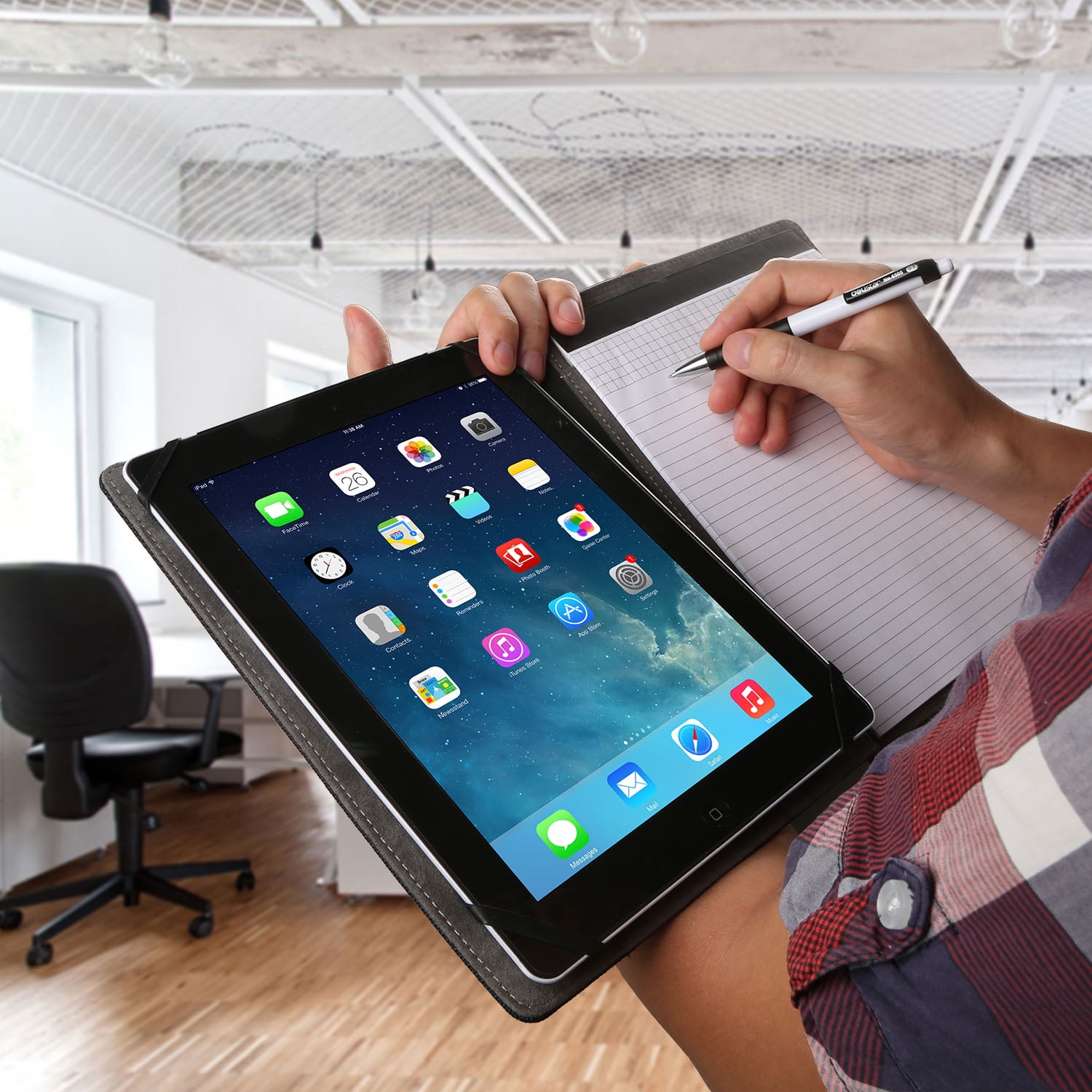 8"x10" Tablet Padfolio Case Cover, Tablet PC Protector Organizer Case ...