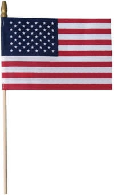 8"x12" US POLY/COTTON NO-SEW FLAG MTD - Walmart.com
