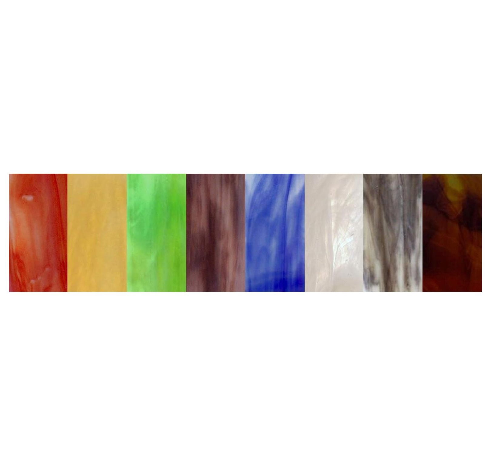 8"x4" Variety Pack Stained Glass Sheets (8 Pieces) - Walmart.com