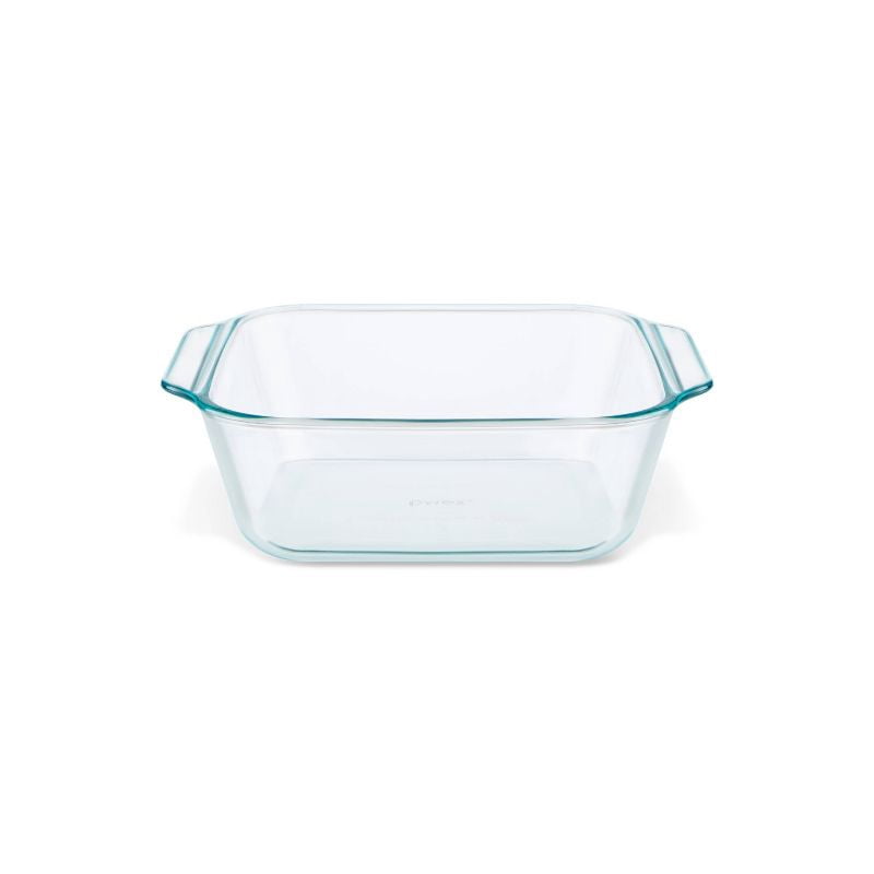 8"x8" Deep Dish Baker: Glass Baking Dish, Square, Oven & Microwave Safe ...