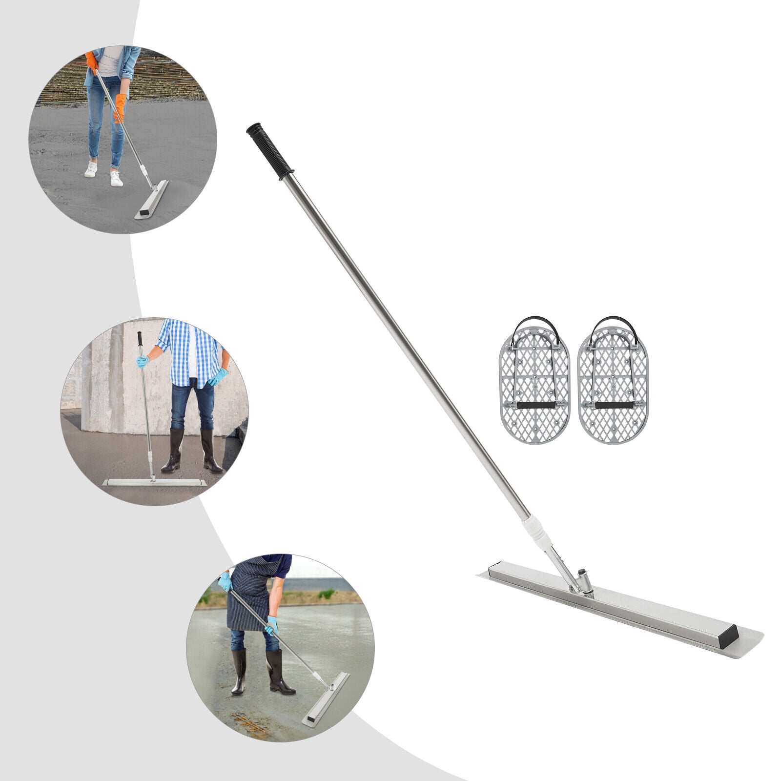80*10cm Concrete Finishing Trowel Tools Concrete Kit for Cement Surface ...
