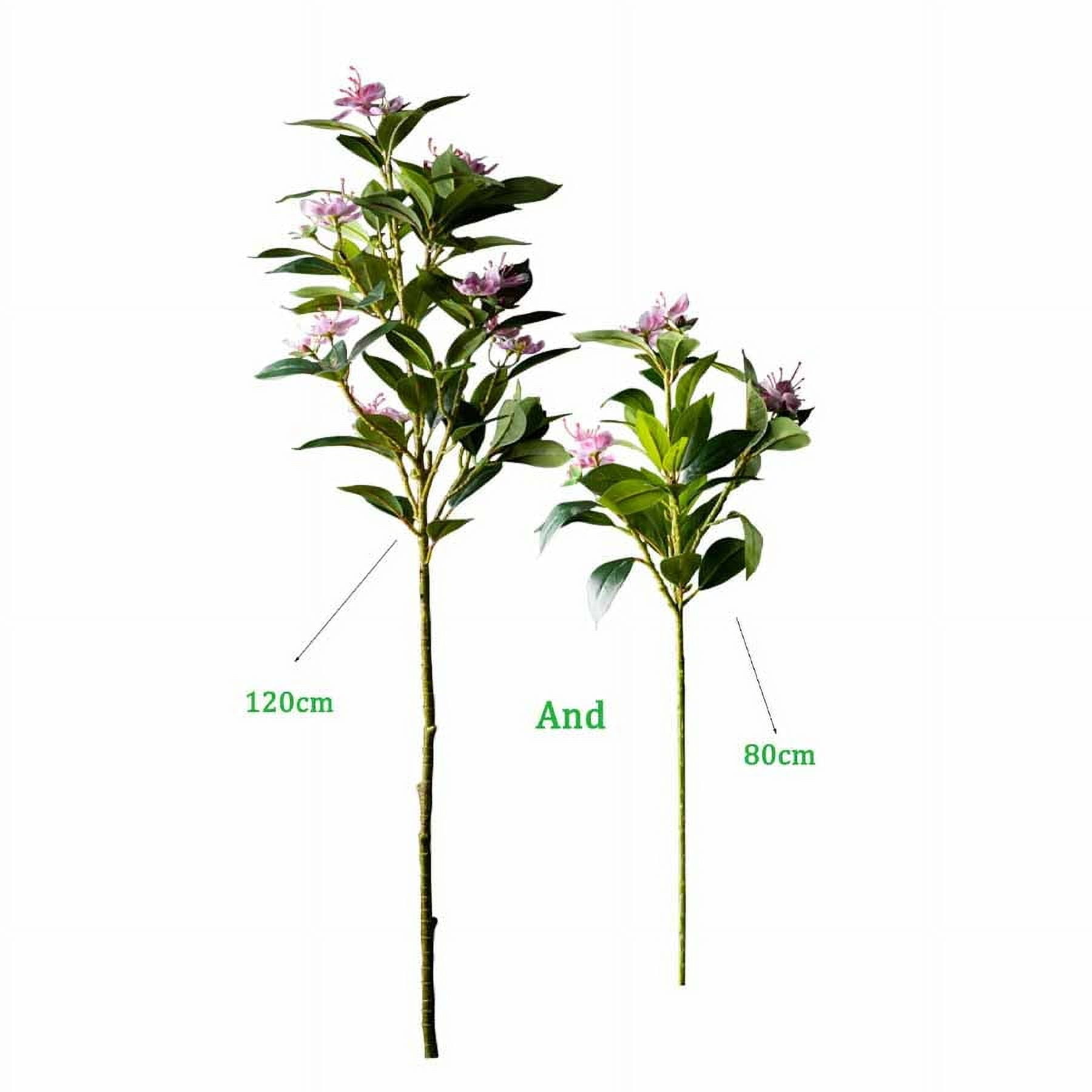 80/120cm Tropical Artificial Ficus Large Banyan Plants Plastic Fiddle ...