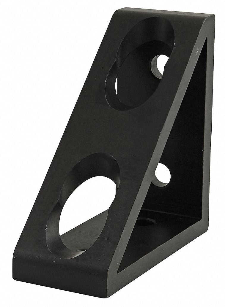 80/20 Inside-Corner Bracket,15 Series 4336-BLACK - Walmart.com