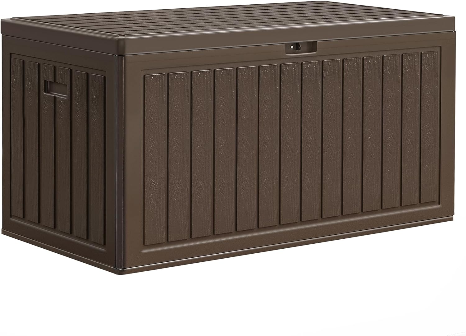 80-260 Gallon Extra Large Deck Box Double-Wall Resin Outdoor Storage ...