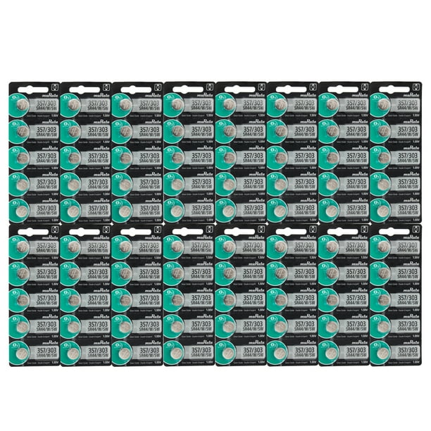 80 357 / 303 Murata Watch Battery SR44SW SR44WSilver Oxide Coin Cell ...