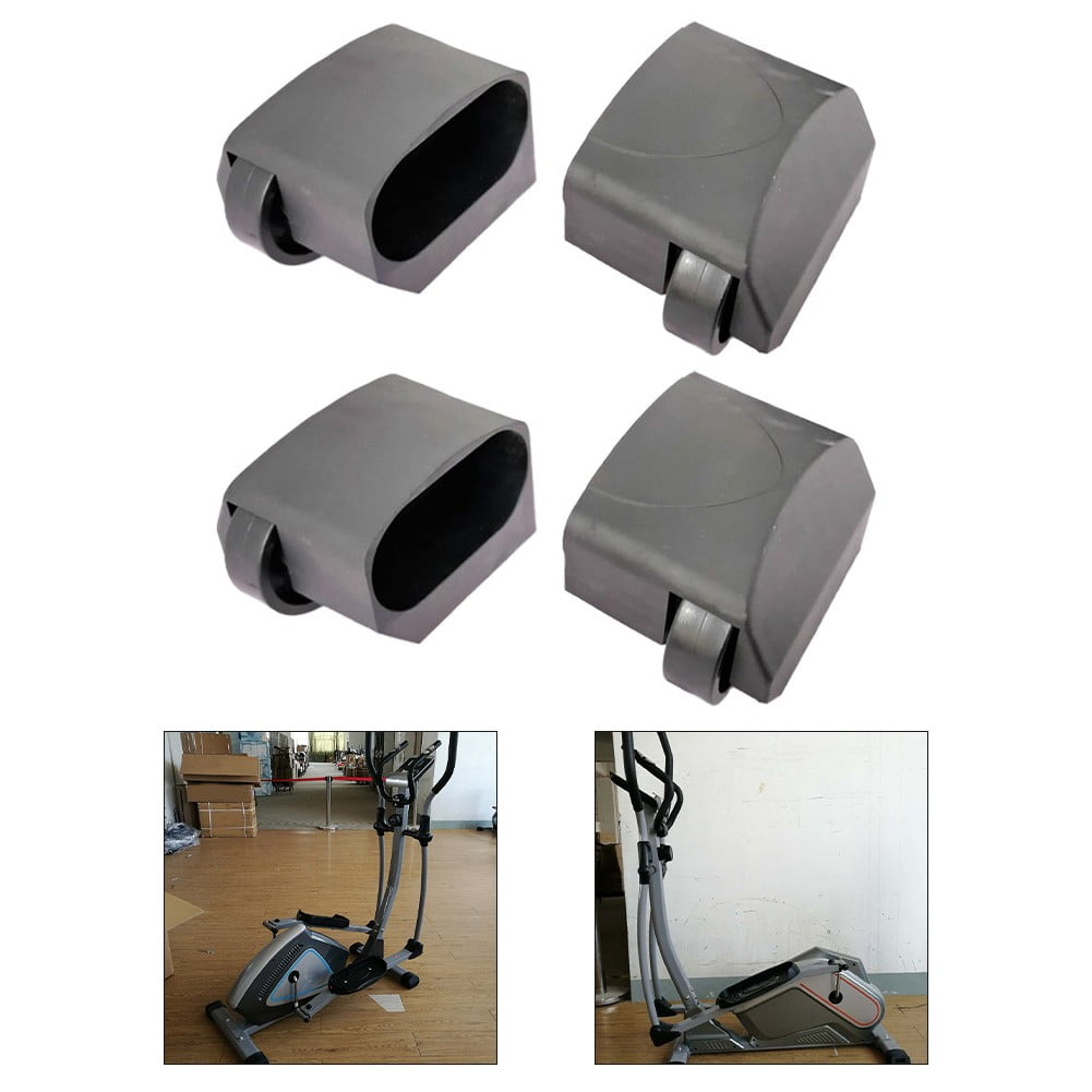 80×40mm Exercise Bike Caster Indoor Cycling Leg Tube Moving Wheel ...