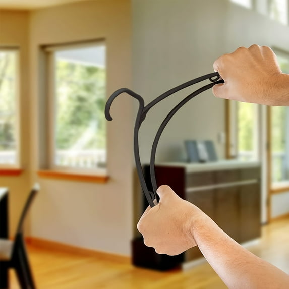 80/50pcs Space-Saving Plastic Hangers - Durable Notched Design with ...