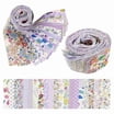 40 Pcs Jelly Roll Fabric Strips for Quilting Fabric, Sewing Supplies ...