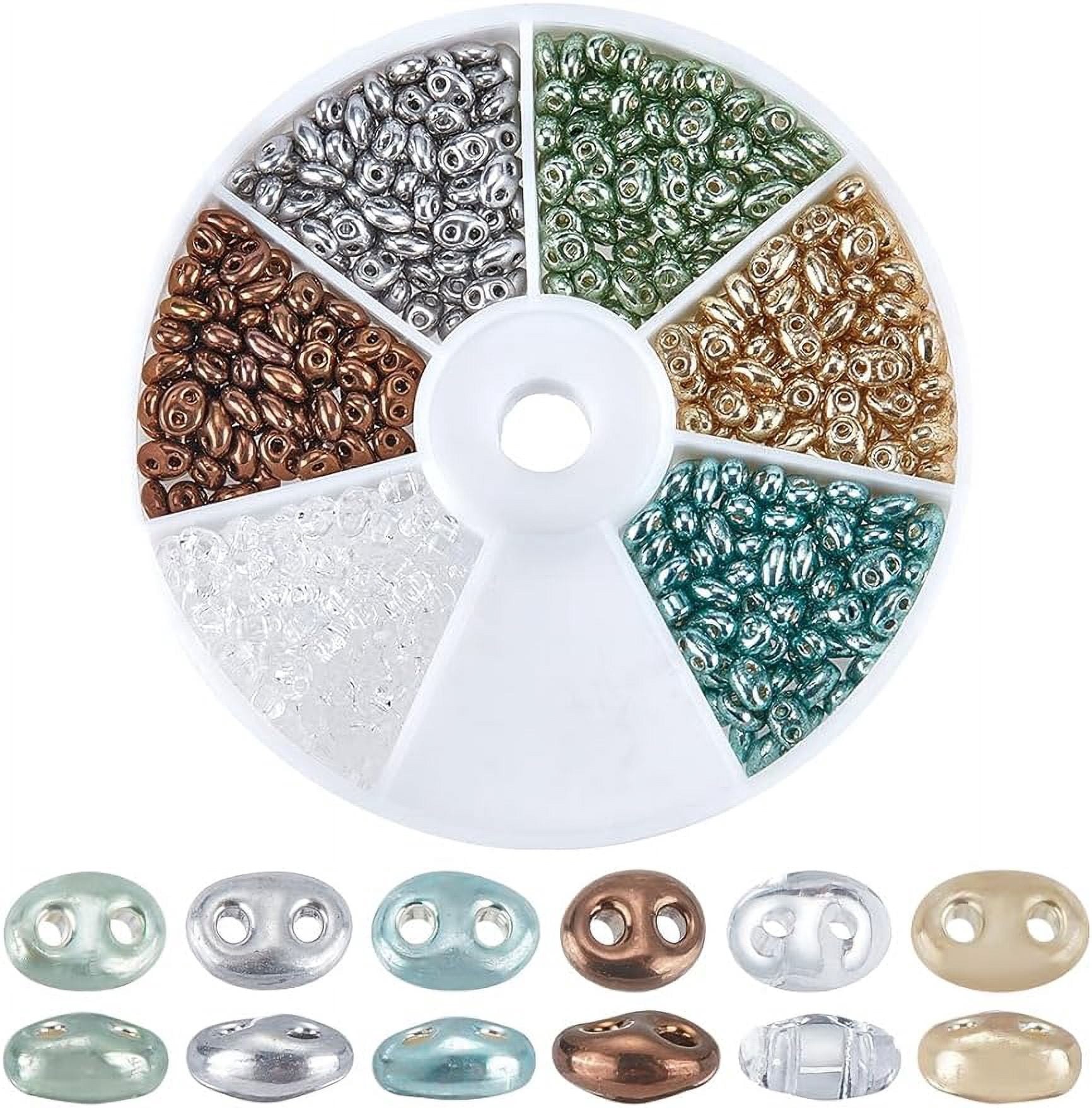 80~96pcs Half Tila Beads 6 Colors Metallic Tila Beads Neutral Czech 2 ...