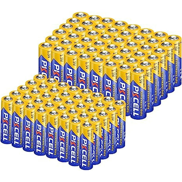 80 Count AA & AAA Batteries Value Pack - 1.5V 40 Double AA and 40 ...