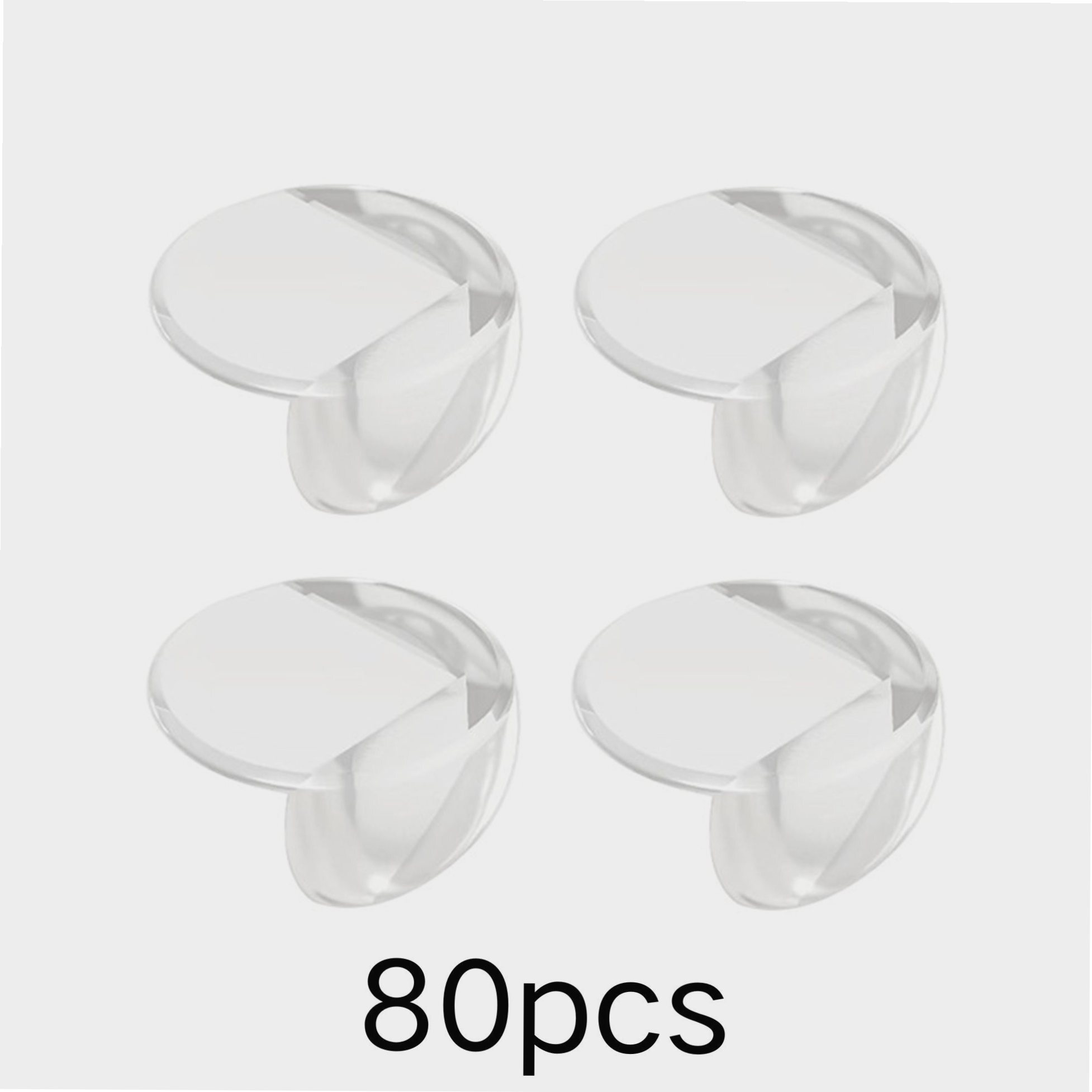 80 Counts Corner Protector for Baby Safety, Transparent Furniture ...