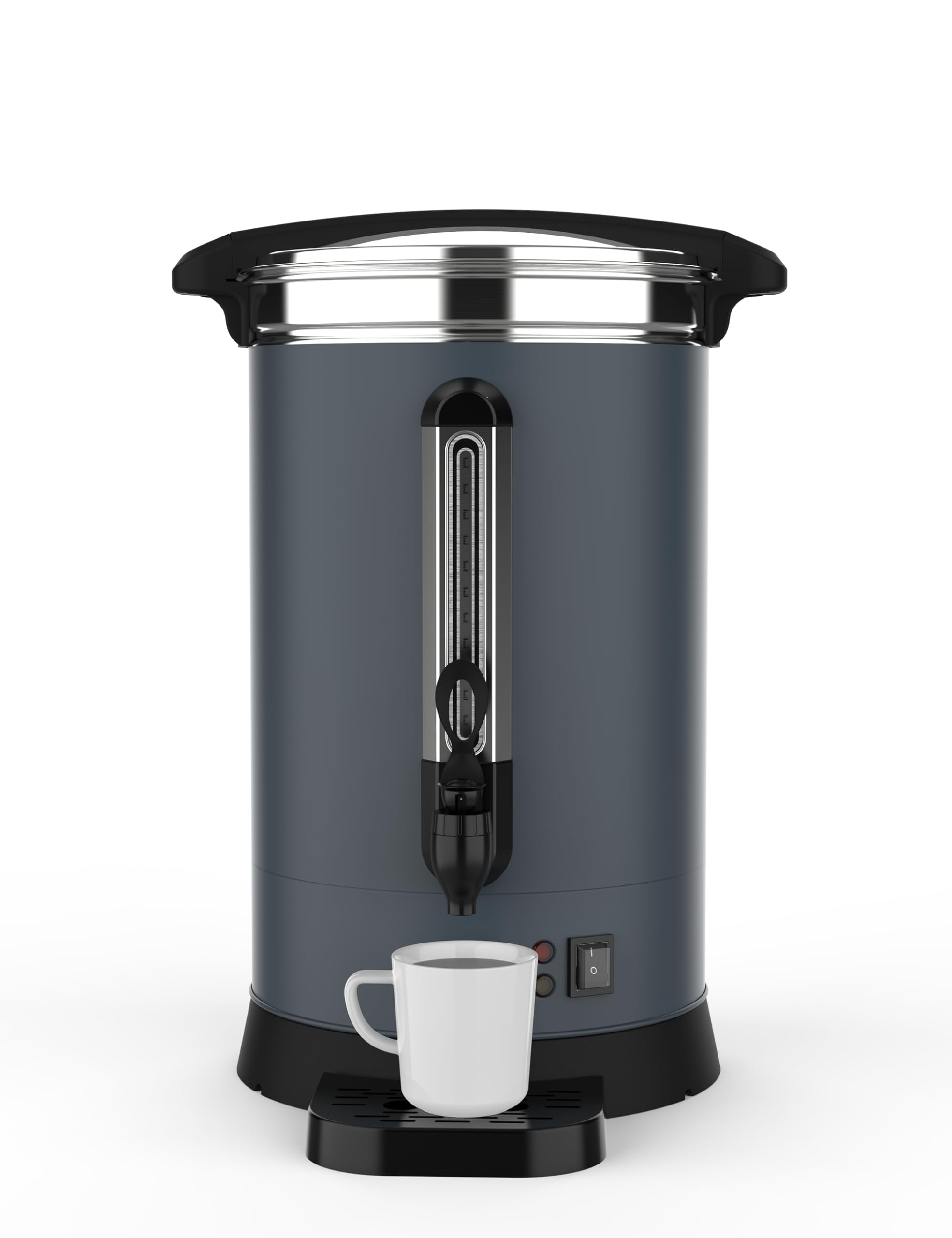 80 Cup Coffee Urn, 12L Stainless Steel Double Wall Commerical Coffee ...