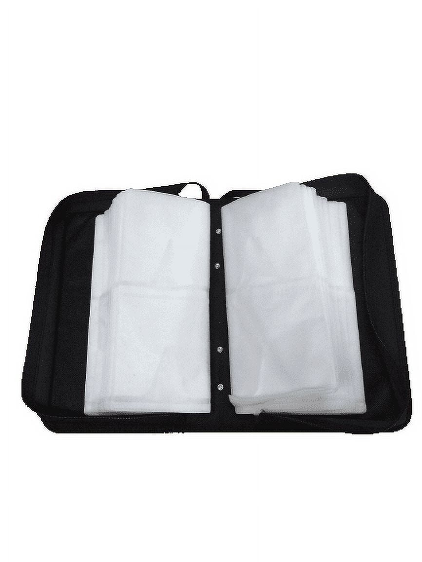 80 DiscsPortable CD DVD Nylon Holder Bag Case Album Organizer Media ...