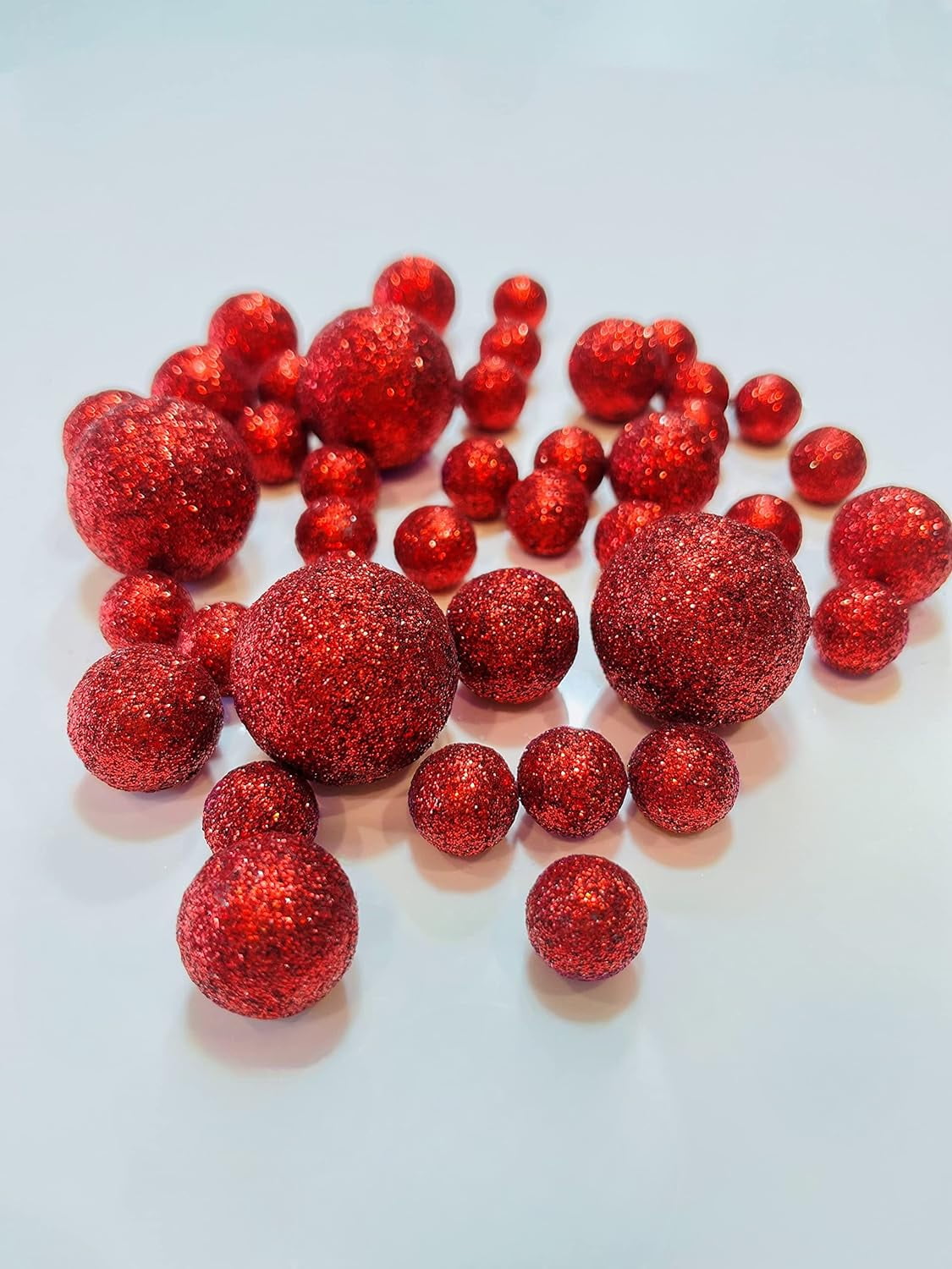 80 Floating Glitter Red Pearls - Including Water Gels & Kit For The ...