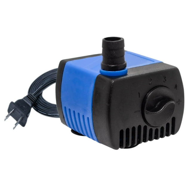 Aquarium Small 80 GPH Adjustable Water Pump, Submersible Fish Tank ...