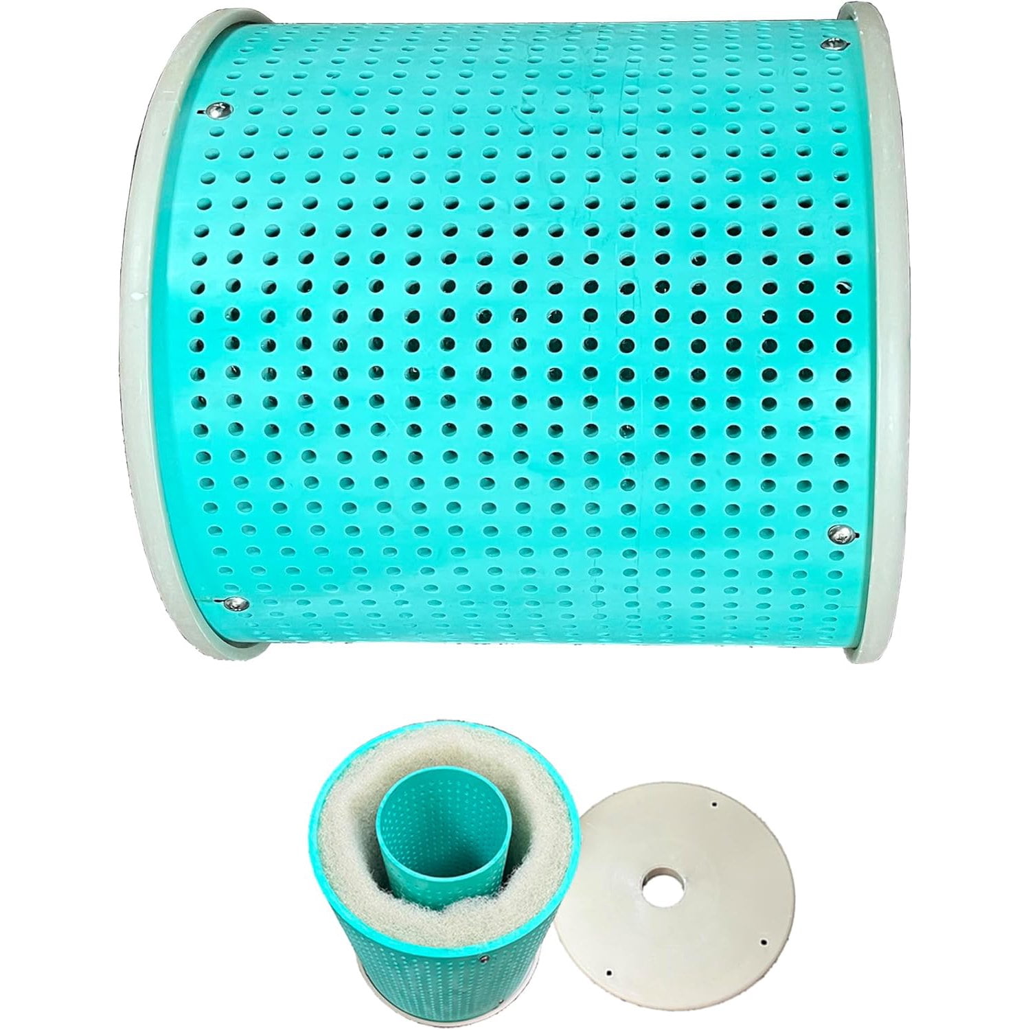 80 Gallon Big Foot Filter w/Filter Matting for Lake & Pond Irrigation ...