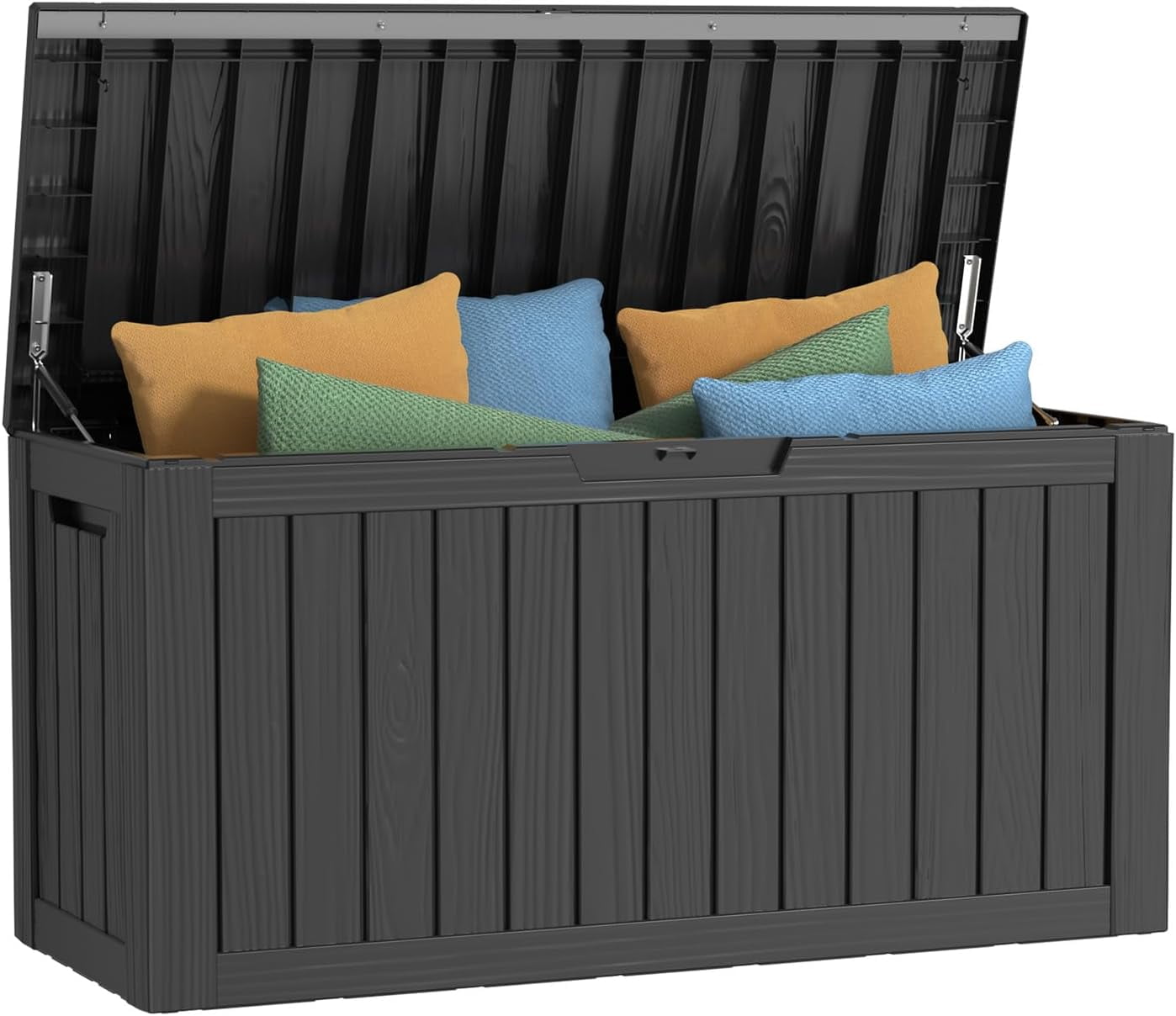 80 Gallon Deck Box, Outdoor Storage Box for Patio Furniture, Patio ...