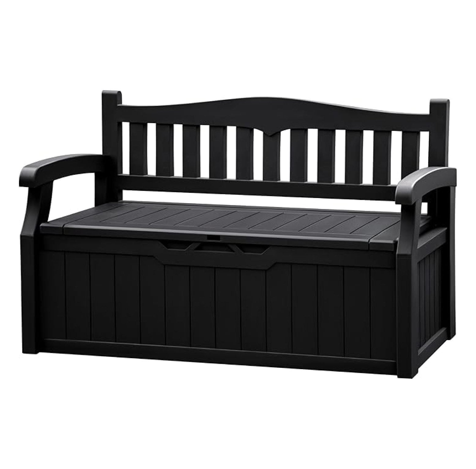 80 Gallon Resin Outdoor Storage , Large with Armrest, Lockable ...