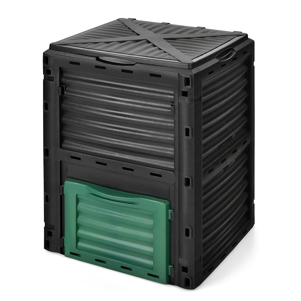 80 Gallons Composter, Outdoor Compost Bin for Kitchen Waste & Garden ...