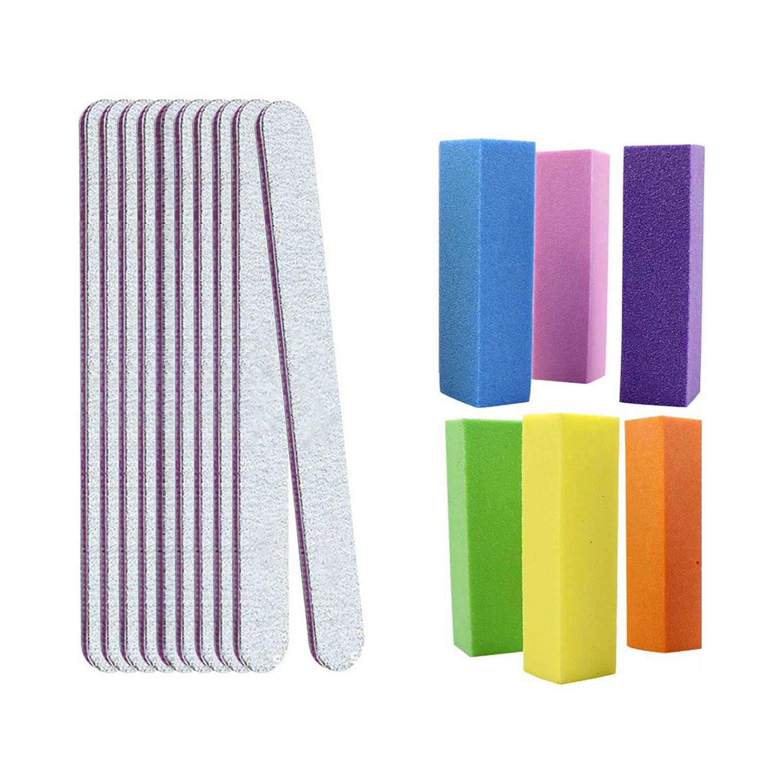 80 Grit Nail Files And Buffer Nail Filer 100/180 And Buffer Mini Buffer ...