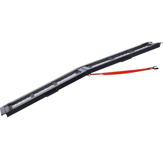 80" Heavy-Duty Steel Loading Ramp - 800lb Capacity, Folding ATV ...