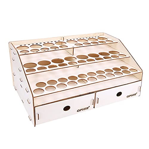 80-Hole Paint & Ink Organizer with Drawers – Keep Your Creative Space ...