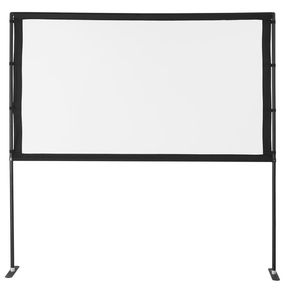 80 Inch 160 Degree Wide Angle Indoor Outdoor Projector Screen with ...