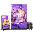 80 Inch LED Digital Signage Display, Foldable Seamless Stitching Kiosk ...