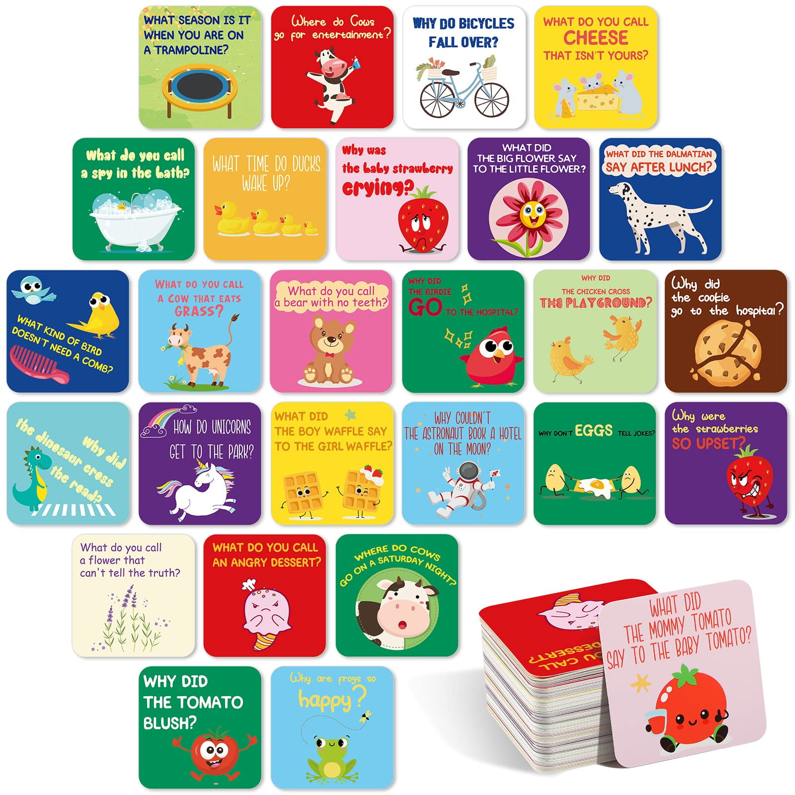 80 Joke Cards for Lunchbox Kids Cute Lunchbox Notes Inspirational and ...