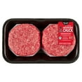 80% Lean / 20% Fat Ground Beef Chuck Patties, 4 Count, 1/3 lb patties, 1.33 lb Tray, Fresh, All ...