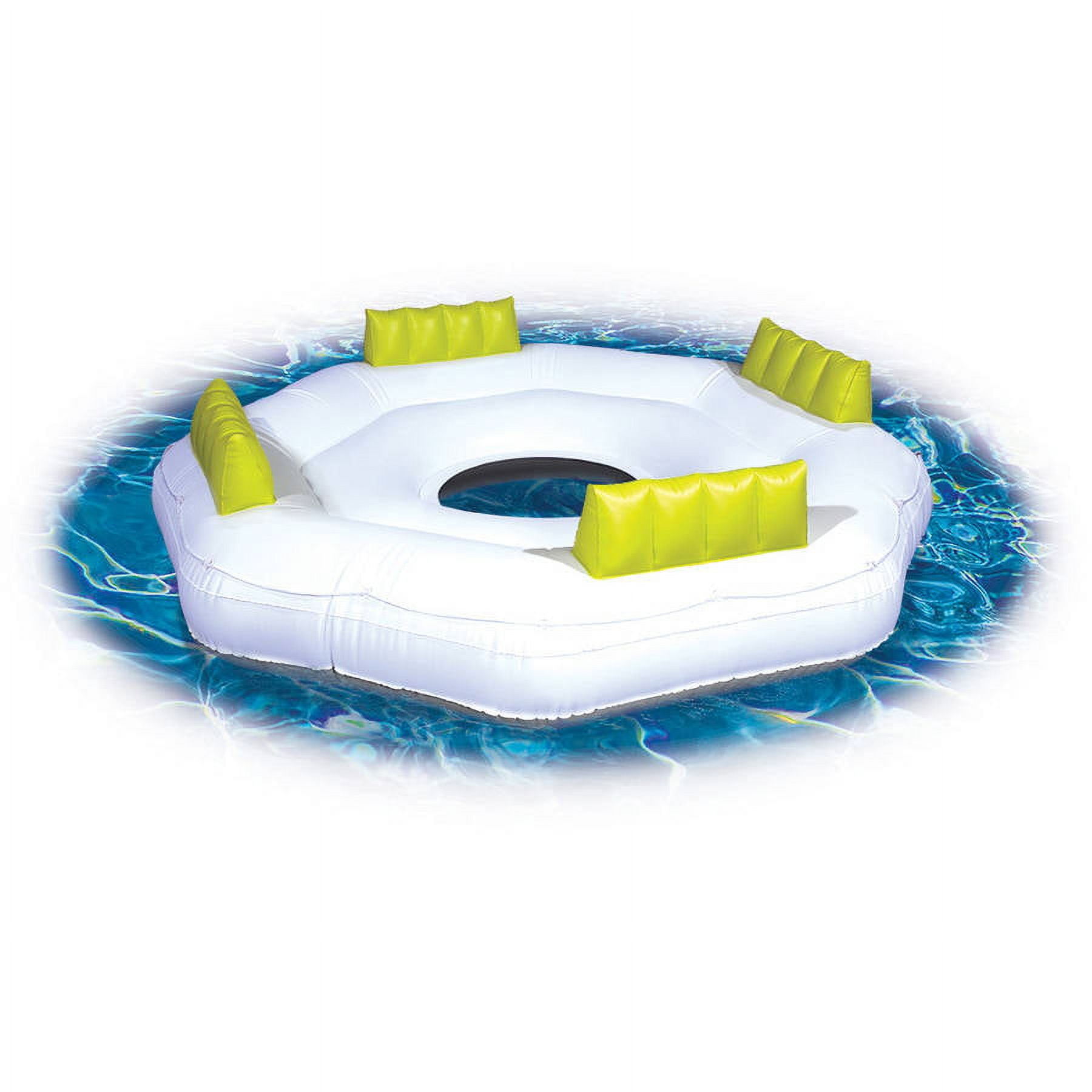 80" Luxe Floating Water Island - Sits 4 - Walmart.com